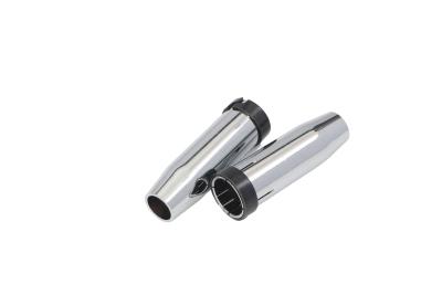 China Tamanho do fio 0,8-1,2 mm MIG refrigeração por ar superior tocha de soldagem a gás 24KD taça de proteção de bocal cônico à venda