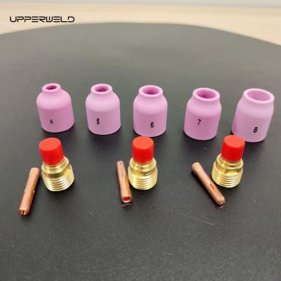 Cina Supporto OEM WP 9/20-53N 18KIT Tig Accessori di saldatura Nozzolo ceramico Set TIG Consumabili Kit in vendita