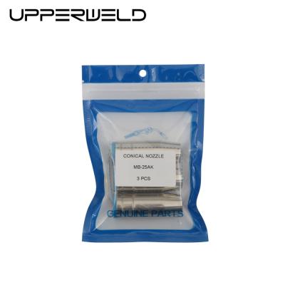 Cina UPPERWELD 25AK ugello di saldatura cilindrica ODM personalizzazione per accessori MIG / MAG in vendita