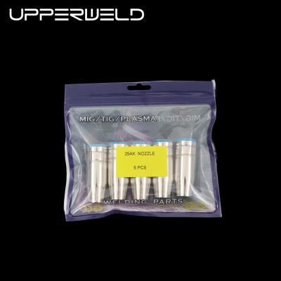 Cina UPPERWELD 25AK ugello di saldatura cilindrica ODM personalizzazione per accessori MIG / MAG in vendita