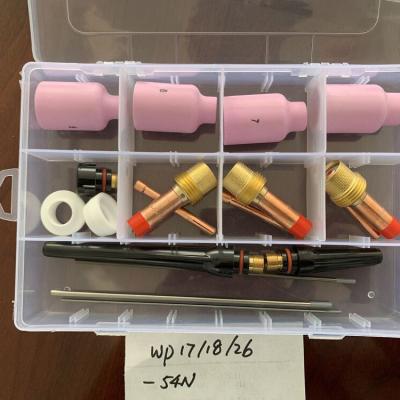 China Op maat gemaakte ondersteuning ODM TIG Gaslens Collet Body 13N 796F 53N 45V Series voor WP-17 WP-18 WP-26 Te koop