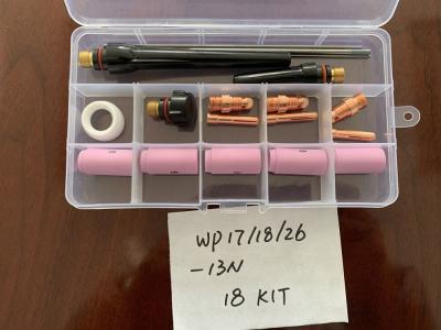 China Op maat gemaakte ondersteuning ODM TIG Gaslens Collet Body 13N 796F 53N 45V Series voor WP-17 WP-18 WP-26 Te koop