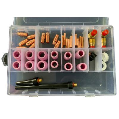 China Op maat gemaakte ondersteuning ODM TIG Gaslens Collet Body 13N 796F 53N 45V Series voor WP-17 WP-18 WP-26 Te koop