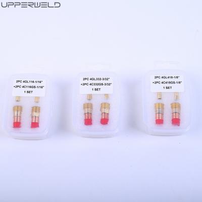 Cina WP-17/18/26 TIG Torch Accessory Ceramic Nozzle Gas Lens Kit per le vostre esigenze in vendita