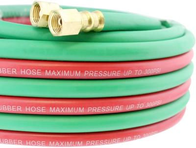 Cina NBR Oxygen Acetylene Hose 1/4 Inch B Fittings Twin Welding Hose per un'efficienza di 50 piedi in vendita