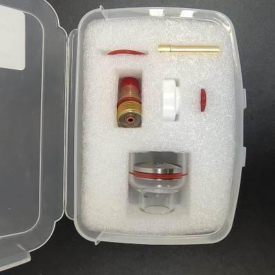 Cina Tig Accessori WP-17 18 26 Champagne Nozzle Kit grande con adattatore 2.4mm ceramica in vendita