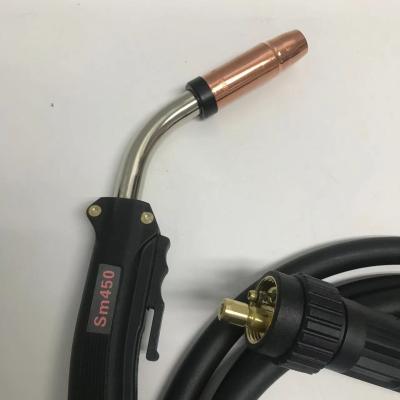 China SM450 Tweco-type MIG-lasbril MIG-lasbril met Euro-connector gaslaspistool Te koop