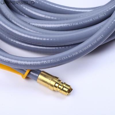 Cina 12 piedi bassa pressione gas di gomma naturale e gas di saldatura propano assemblaggio tubo di gas in vendita