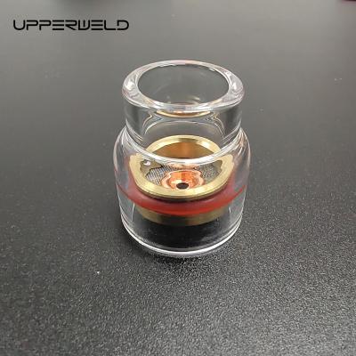 Cina Componenti e accessori della torcia di saldatura Tig trasparente Kit di ugelli di champagne con adattatore da 2,4 mm in vendita