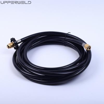 中国 12ft/25ft/50ft 長さLPGプロパンアダプター 迅速接続と上部のゴムガスホース 販売のため