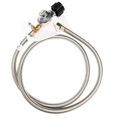 Cina Torcia di saldatura certificata regolatore del bruciatore di propano a bassa pressione in argento per riscaldatore a griglia a gas in vendita