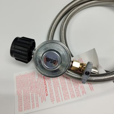 Cina Torcia di saldatura certificata regolatore del bruciatore di propano a bassa pressione in argento per riscaldatore a griglia a gas in vendita