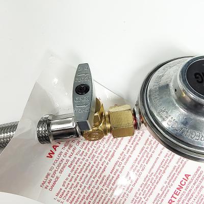 Cina Torcia di saldatura certificata regolatore del bruciatore di propano a bassa pressione in argento per riscaldatore a griglia a gas in vendita