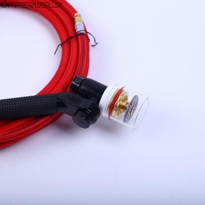 China WP17/18/26 WP9/20 TIG-sweislampenkit NR-17-12-50EU PLUG WITH 2P18GSLD CLEAR NOZZLE Te koop