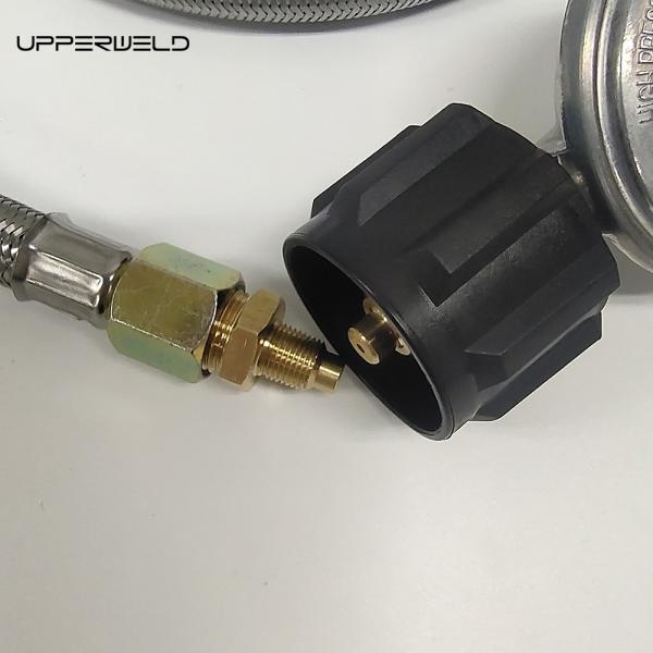 Quality 5 inch LPG Hose Propane Stainless Steel Braided Camper Tank Gas Hose 4*4* x 15 for sale