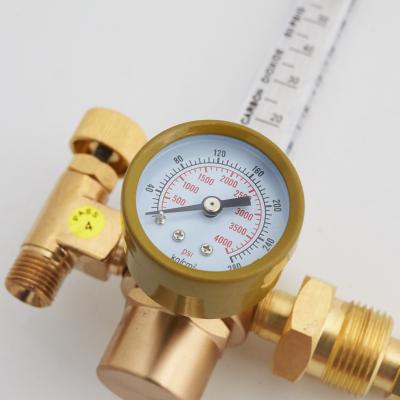Cina Misuratore di flusso di regolazione dell'argon a doppia uscita per la riduzione dell'alta pressione dei gas per il controllo dell'aria a CO2 in vendita