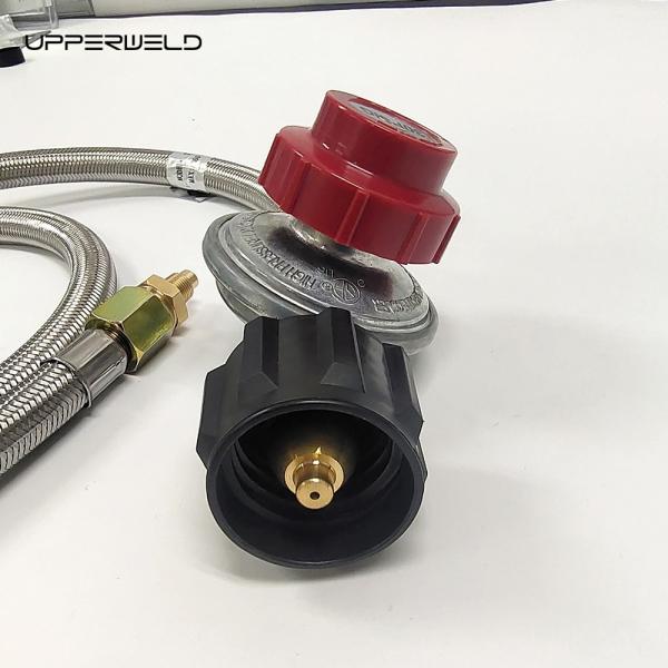 Quality 5 inch LPG Hose Propane Stainless Steel Braided Camper Tank Gas Hose 4*4* x 15 for sale
