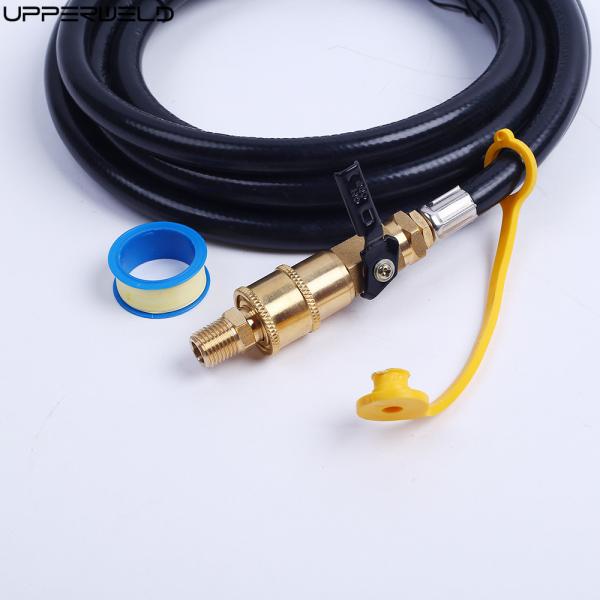 Quality Cutting Upper Propane Quick Connect Hose with BBQ Grill and Natural Gas Fittings for sale