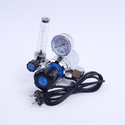 Cina Regulatore di CO2 per misuratori di portata di pressione con riduttore di pressione e manopola di regolazione in vendita