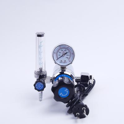 Cina Regulatore di CO2 per misuratori di portata di pressione con riduttore di pressione e manopola di regolazione in vendita