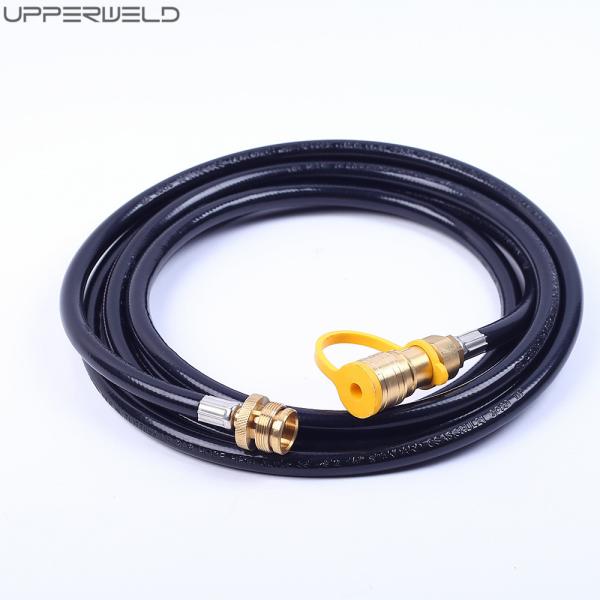 Quality Black Rubber BBQ Grill Hose for Upper Welding Hose Propane Quick Connect Caravan for sale