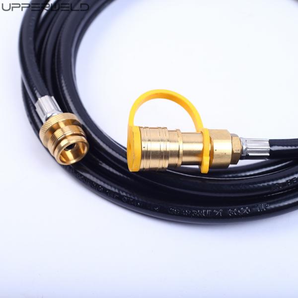 Quality Black Rubber BBQ Grill Hose for Upper Welding Hose Propane Quick Connect Caravan for sale