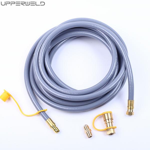 Quality Fire Pit Propane Hose Adapter Stainless Braided LPG Gas Refill for Camping Stove for sale