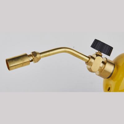 Cina Maniglia MAPP Torcia di ottone fatta di fiamma auto-accensione caratteristica 1200° Saldatura Torcia a mano in vendita