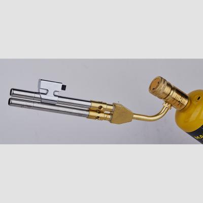 Cina Maniglia MAPP Torcia di ottone fatta di fiamma auto-accensione caratteristica 1200° Saldatura Torcia a mano in vendita