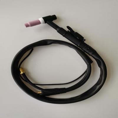 China WP-26V-R 35-70 EU Plug TIG Torch kit Luchtgekoelde laspistool met gasklep 200A Zwart Rood Te koop