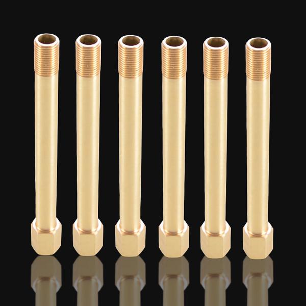 Quality LPG Hose Brass Thread Extension Rod Connector Pipe Fitting 1/8" 1/4" 3/8" Female for sale