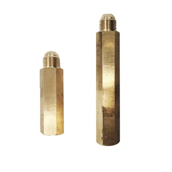 Quality LPG Hose Brass Thread Extension Rod Connector Pipe Fitting 1/8" 1/4" 3/8" Female for sale
