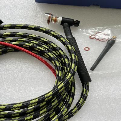 Cina Flexible Torch Head 10-25EU Set di saldatura TIG con cavo 4M con connettore a 5 poli 150A in vendita