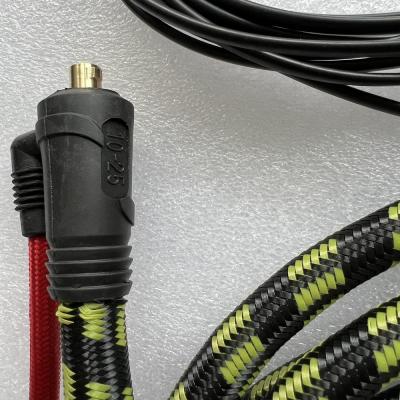 Cina Flexible Torch Head 10-25EU Set di saldatura TIG con cavo 4M con connettore a 5 poli 150A in vendita