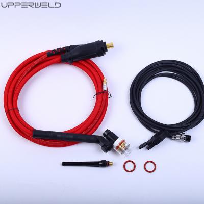 Cina Flexible Torch Head 10-25EU Set di saldatura TIG con cavo 4M con connettore a 5 poli 150A in vendita