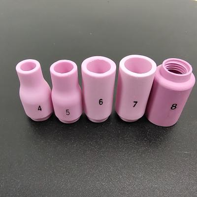 Cina 0.28KG Nozzolo di alluminio Collet Corpo Isolatore di elettrodi TIG Saldatura Torcia Consumabili Kit per WP-17/18/26 13N 18pcs in vendita