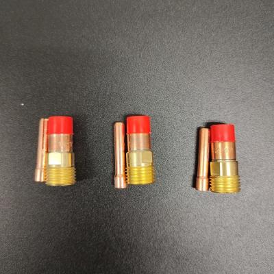 Cina OBM Alumina Nozzle Collet Corpo Isolatore elettrodo TIG Saldatura Torcia Consumabili Kit per WP-17/18/26 53N 18pcs in vendita