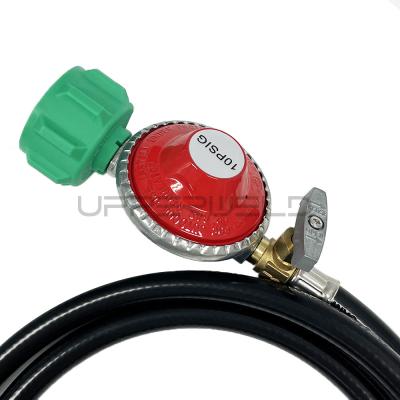 Cina 5FT tubo e valvola del gas liquefatto regolabile 0-5PSI regolatore di pressione del propano per bombole di gas in vendita