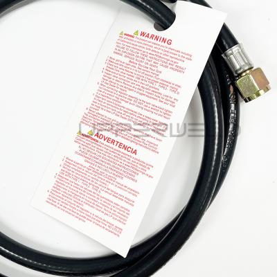 Cina 5FT tubo e valvola del gas liquefatto regolabile 0-5PSI regolatore di pressione del propano per bombole di gas in vendita