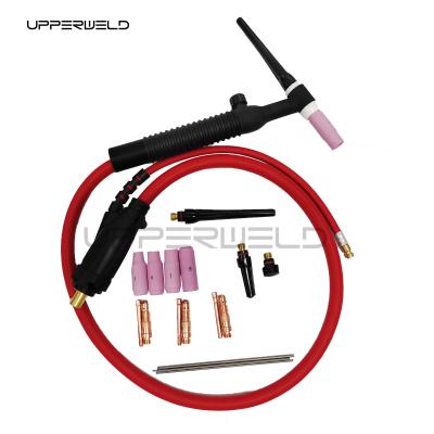 Cina Fuoco per saldatura ad aria raffreddata WP-26V-R 35-70EU Set di torce TIG a presa con controllo della valvola del gas in vendita