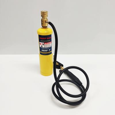 Cina MAPP Brazing Torch Torch di riscaldamento turbo propano per la refrigerazione HVAC Finitura nera in vendita
