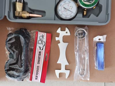 Cina Kit di torcia per il taglio del regolatore di gas di ossido di acetilene in ottone con tubo gemello di 15 piedi in vendita