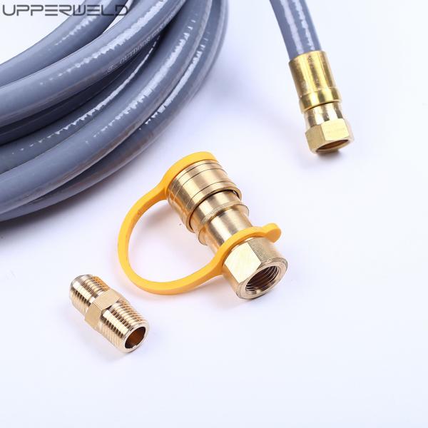 Quality 10/12/24 Feet Natural Gas Hose with Quick Connect Fittings for Grill Fireplace for sale