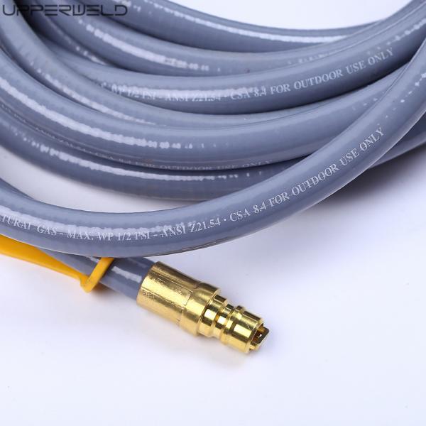 Quality 10/12/24 Feet Natural Gas Hose with Quick Connect Fittings for Grill Fireplace for sale