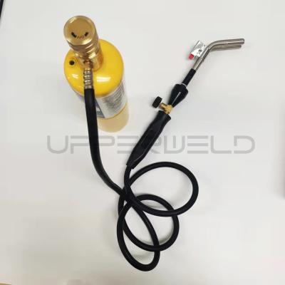 Cina Supporto personalizzato Push Button Ignition Mapp Gas Propane Brazing Torch con due bruciatori OEM in vendita