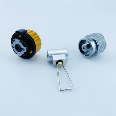 China LPG-kettingconversie-adapter voor campinggaskachel Gasconverter Te koop