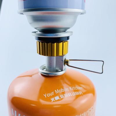 China Die Messing Adapter für Gasbrenner und Butanzylinder Tank Camping Herd Propan Nachfüllung zu verkaufen