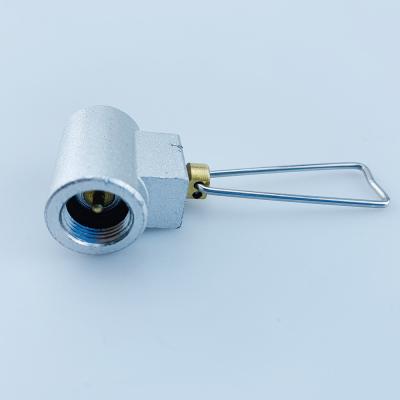 China Die Messing Adapter für Gasbrenner und Butanzylinder Tank Camping Herd Propan Nachfüllung zu verkaufen