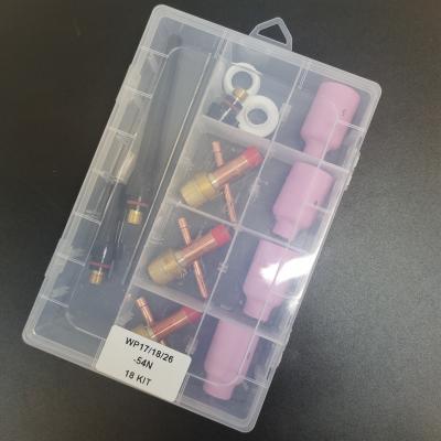 China Duurzame 54N keramische spuitstuk voor WP17/18/26 Essentiële TIG-sweislampen accessoires Te koop