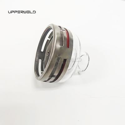 China OBM-ondersteuning WP17 18 26 53NQ Las-Tig-accessoires met gaslensverzameling en helder mondstuk Te koop